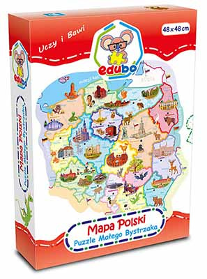 Puzzle XXL 3000 el mapa Polski